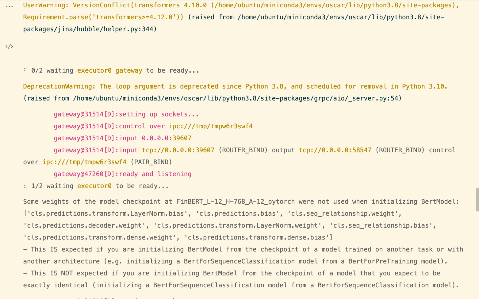 The doc's embedding is always "None", even after docs flowing through the Encoder Executor ...