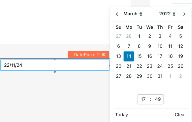 [Bug]: Datepicker resets to today's date when typing in the date/time for certain date format ...