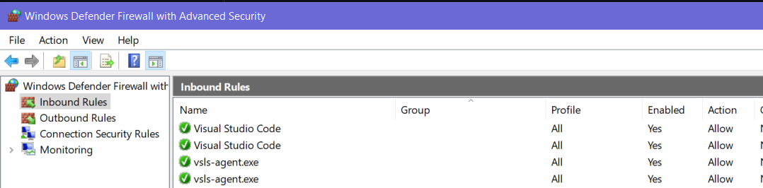 Extension not working on recent VS Code/Windows (first time trying to ...
