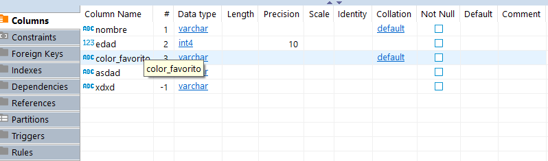 Can't see the table list in the Add Constrain window · Issue #6506 ...