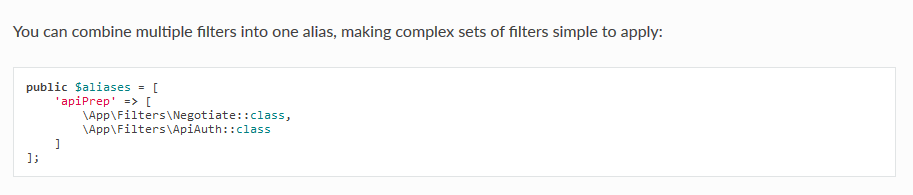 Bug: Alias Filter with Multiple Filter Class Doesn't Work · Issue #2831 · codeigniter4 ...