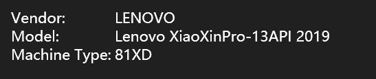 [COMPATIBILITY]: SmartFanMode not supported for Lenovo Xiaoxin Pro-13API 2019 · Issue #278 ...