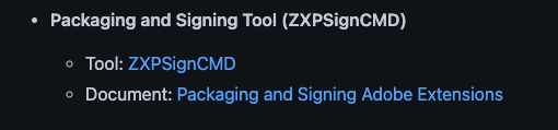 ZXPSignCMD usage manua url is down · Issue #457 · Adobe-CEP/CEP ...