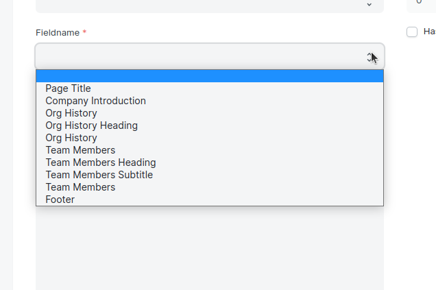 Form Tour's Step do not list "field name" (JS Problem) · Issue #21455 ...
