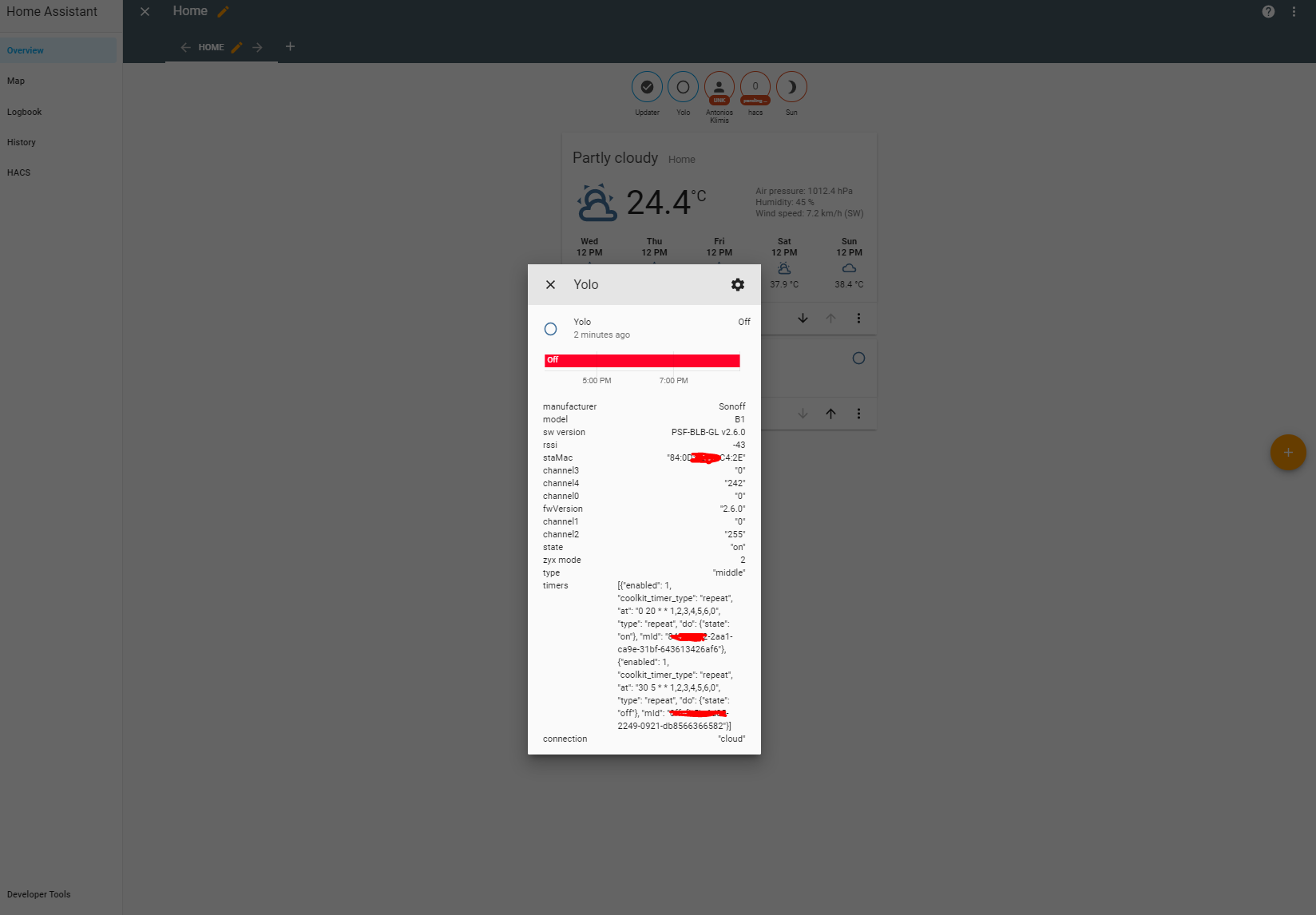 Sonoff B1 Bulb · Issue #91 · AlexxIT/SonoffLAN · GitHub