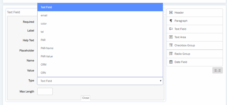 Control Plugin Subtypes · Issue #894 · kevinchappell/formBuilder · GitHub