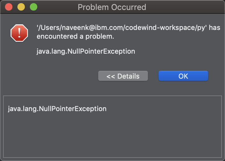 SVT:got into NPE when creating python project from eclipse plugin · Issue #209 · eclipse ...