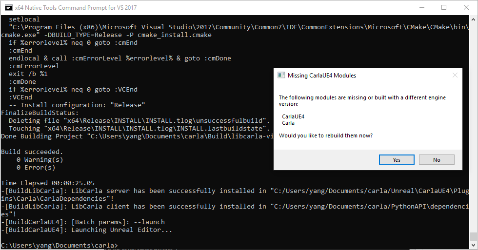 Linking errors when compiling CarlaUE4 from source in Visual Studio · Issue #1432 · carla ...
