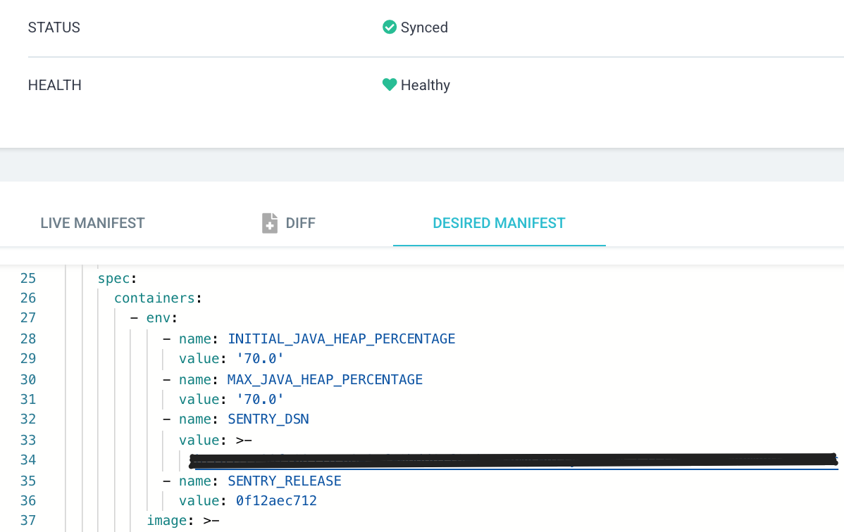Application is incorrectly reporting a diff · Issue #5783 · argoproj/argo-cd · GitHub