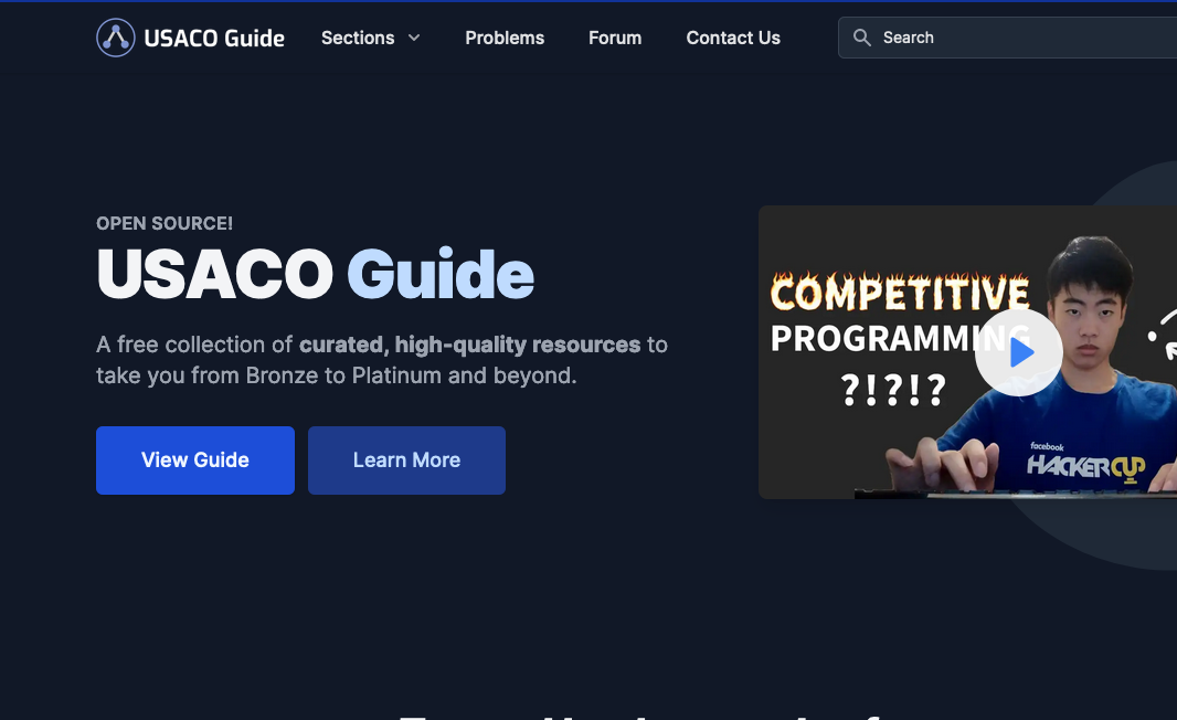 Change logo font · Issue #799 · cpinitiative/usaco-guide · GitHub
