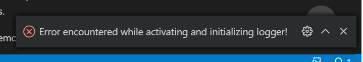 Error encountered while activating and initializing logger! · Issue #506 · zowe/zowe-explorer ...