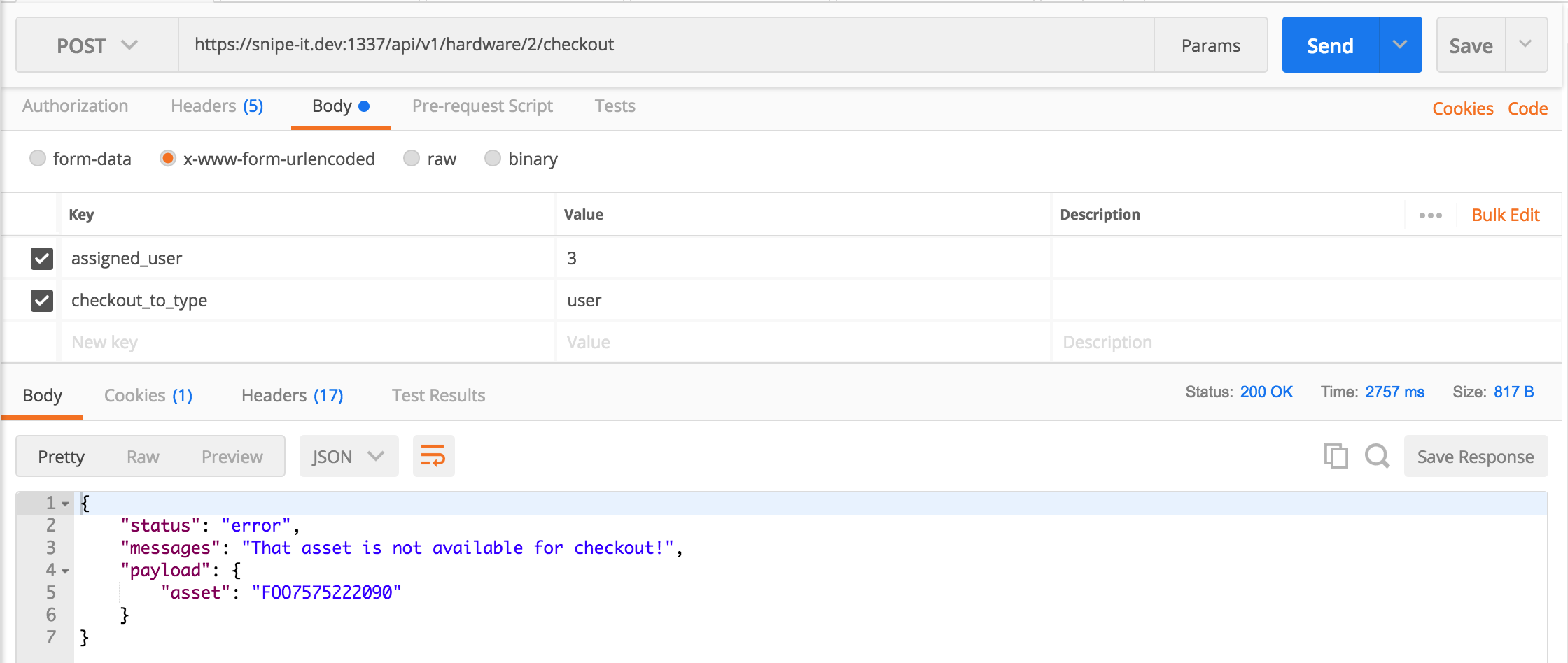 API Improvement - Specific Errors For Checkout With Invalid Data ...