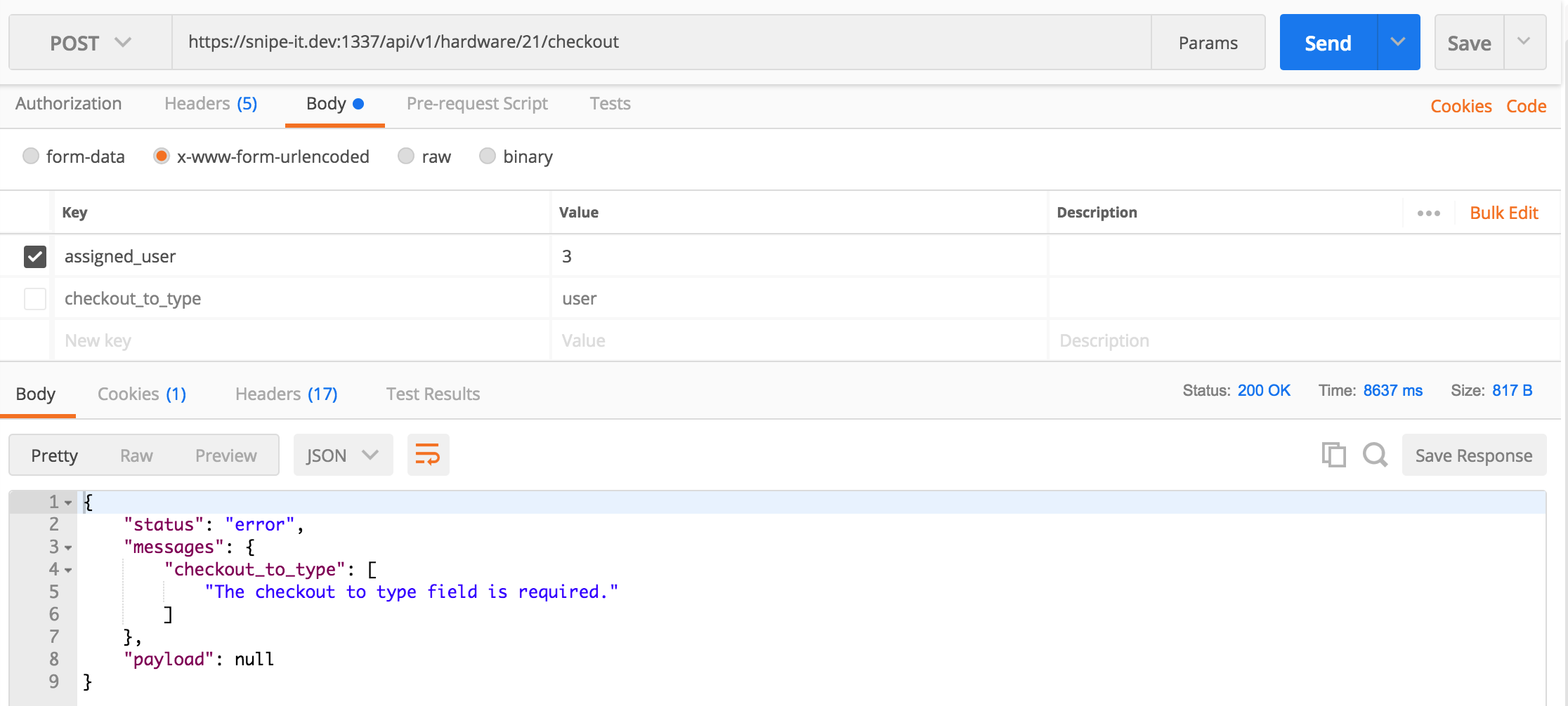 API Improvement - Specific Errors For Checkout With Invalid Data ...