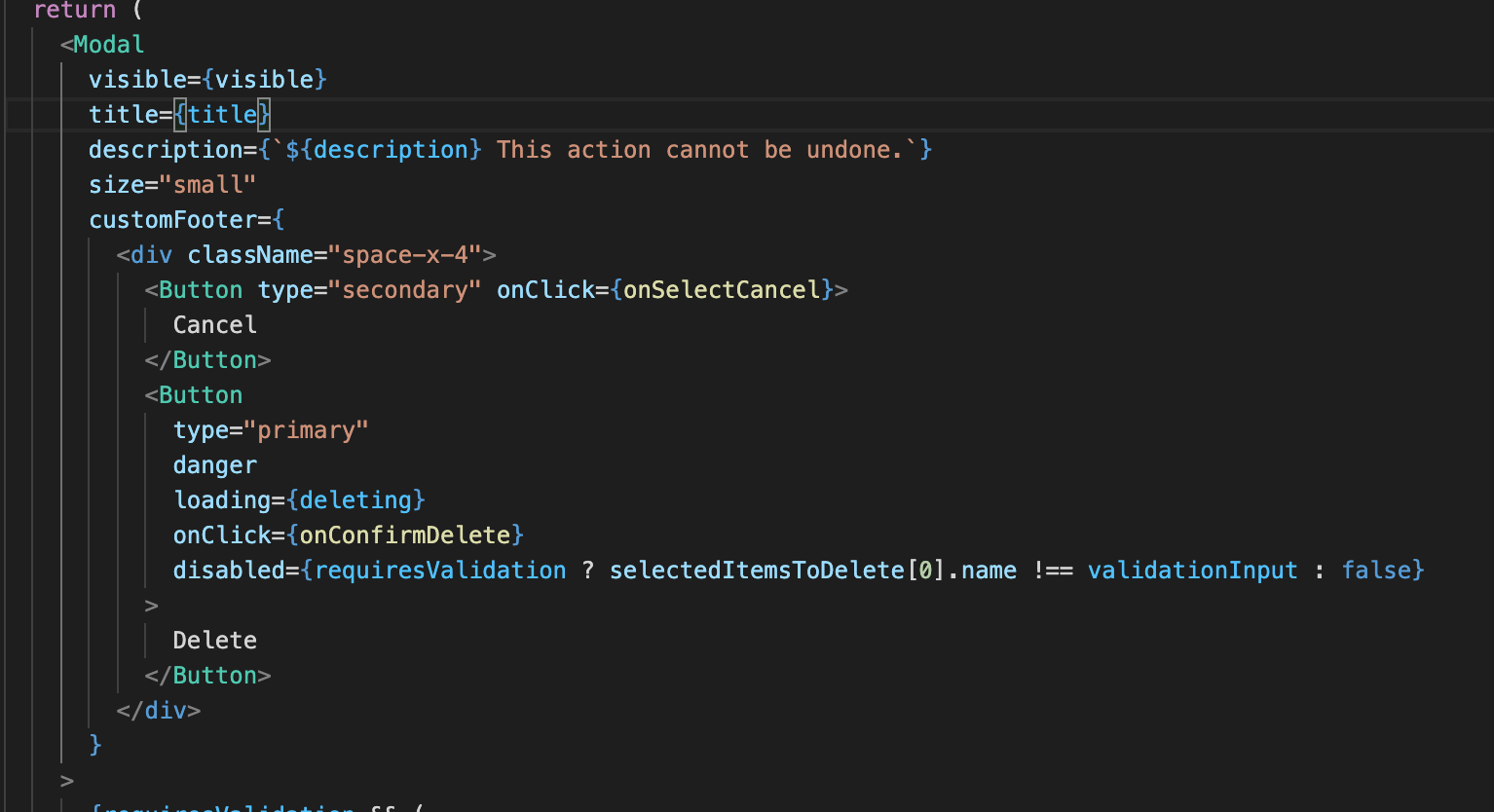 Buttons In Customfooter Do Not Align In Modal When One Of Them Is Set To Loading · Issue 153