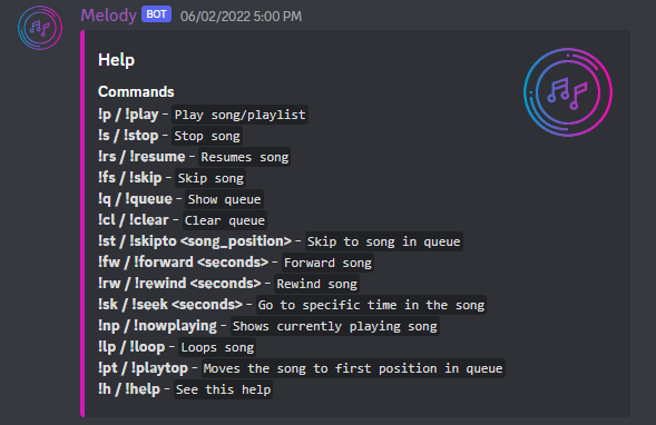 GitHub - Zethu5/Melody: Music bot for Discord