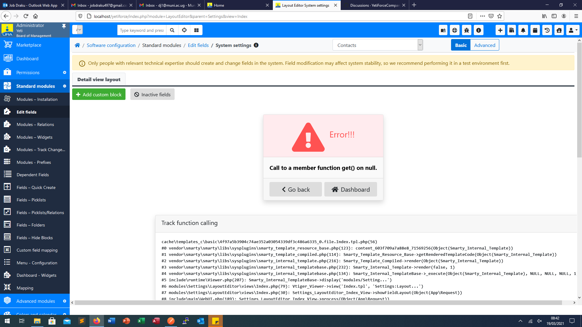 Call to a member function get() on null. · Issue #14422 ...