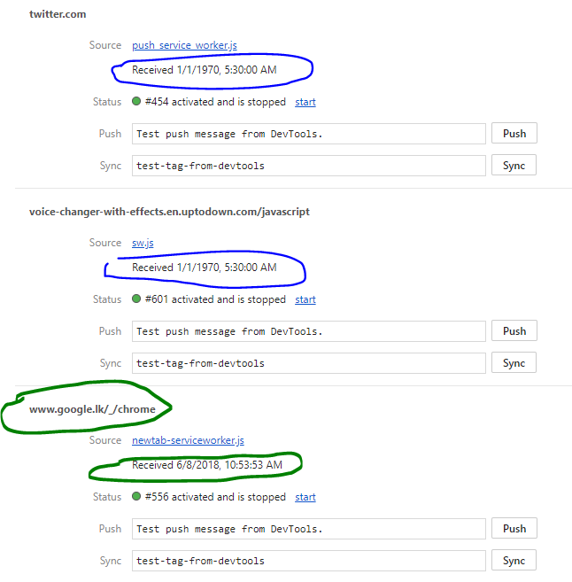 Service worker registered date is invalid · Issue #6234 · google/WebFundamentals · GitHub