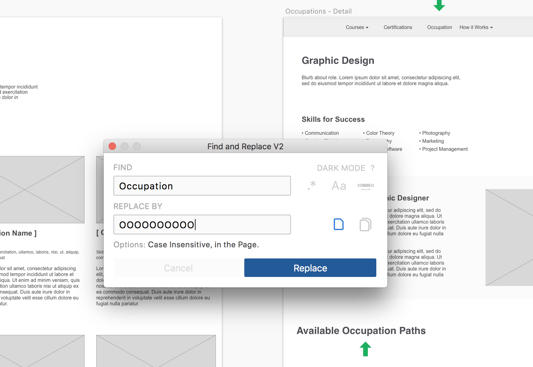Plugin hi-jacking non-matching symbol text · Issue #76 · thierryc/Sketch-Find-And-Replace · GitHub