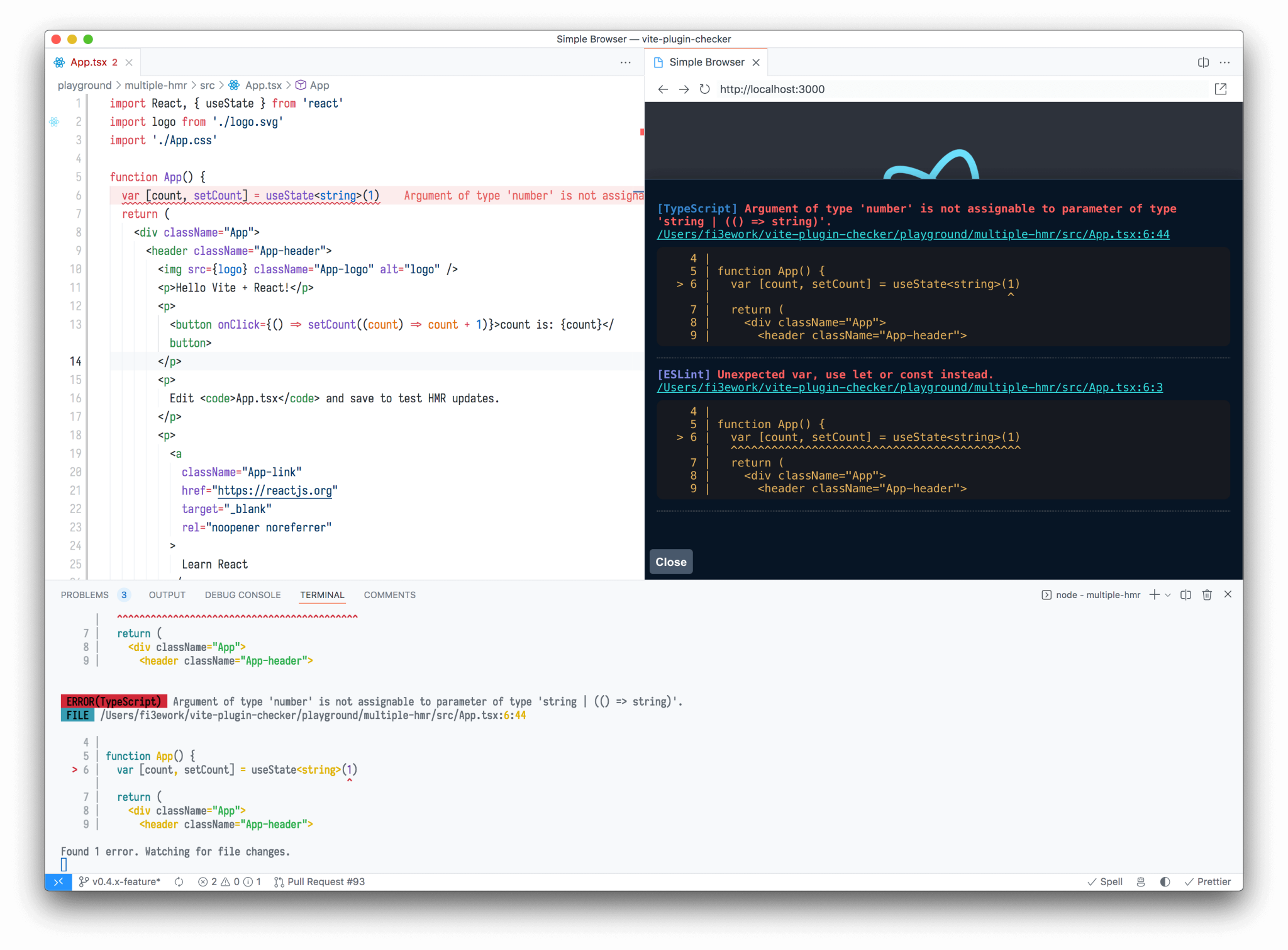 vite-plugin-checker로 개발 서버에서 linting · Issue #352 · skkuding/codedang · GitHub