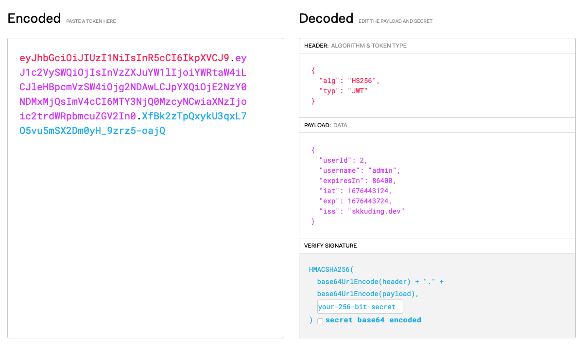 JWT `expiresIn` and `exp` does not match · Issue #381 · skkuding/codedang · GitHub