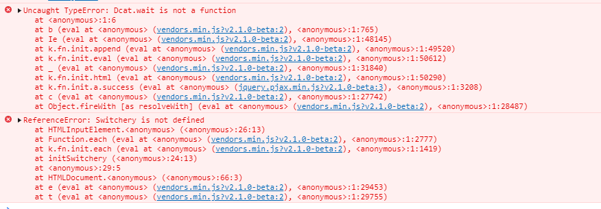 Uncaught TypeError: Dcat.wait is not a function · Issue #1290 · jqhph/dcat-admin · GitHub
