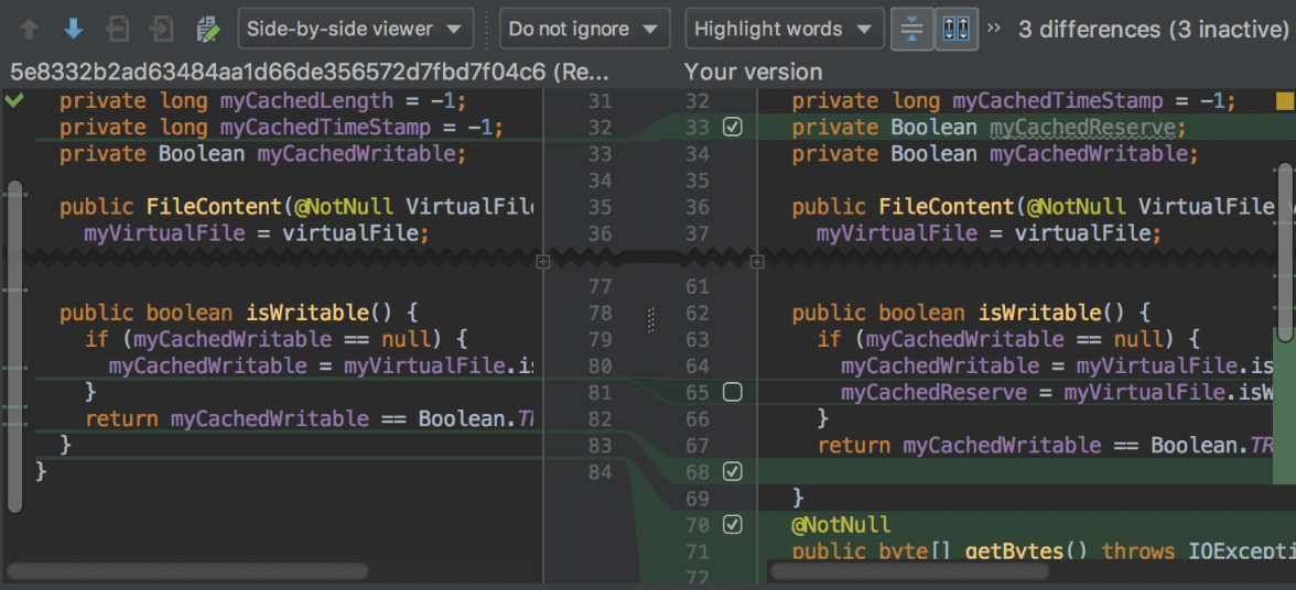 SCM: Add "stage ranges" action/button to diff view · Issue #26067 · microsoft/vscode · GitHub