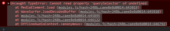 Wavesurfer.loadBlob error · Issue #1869 · katspaugh/wavesurfer.js · GitHub