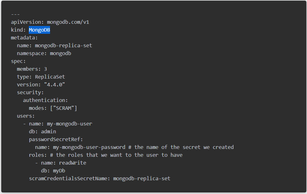 No Matches For Kind Mongodb In Version V1 · Issue 353 · Mongodb Mongodb