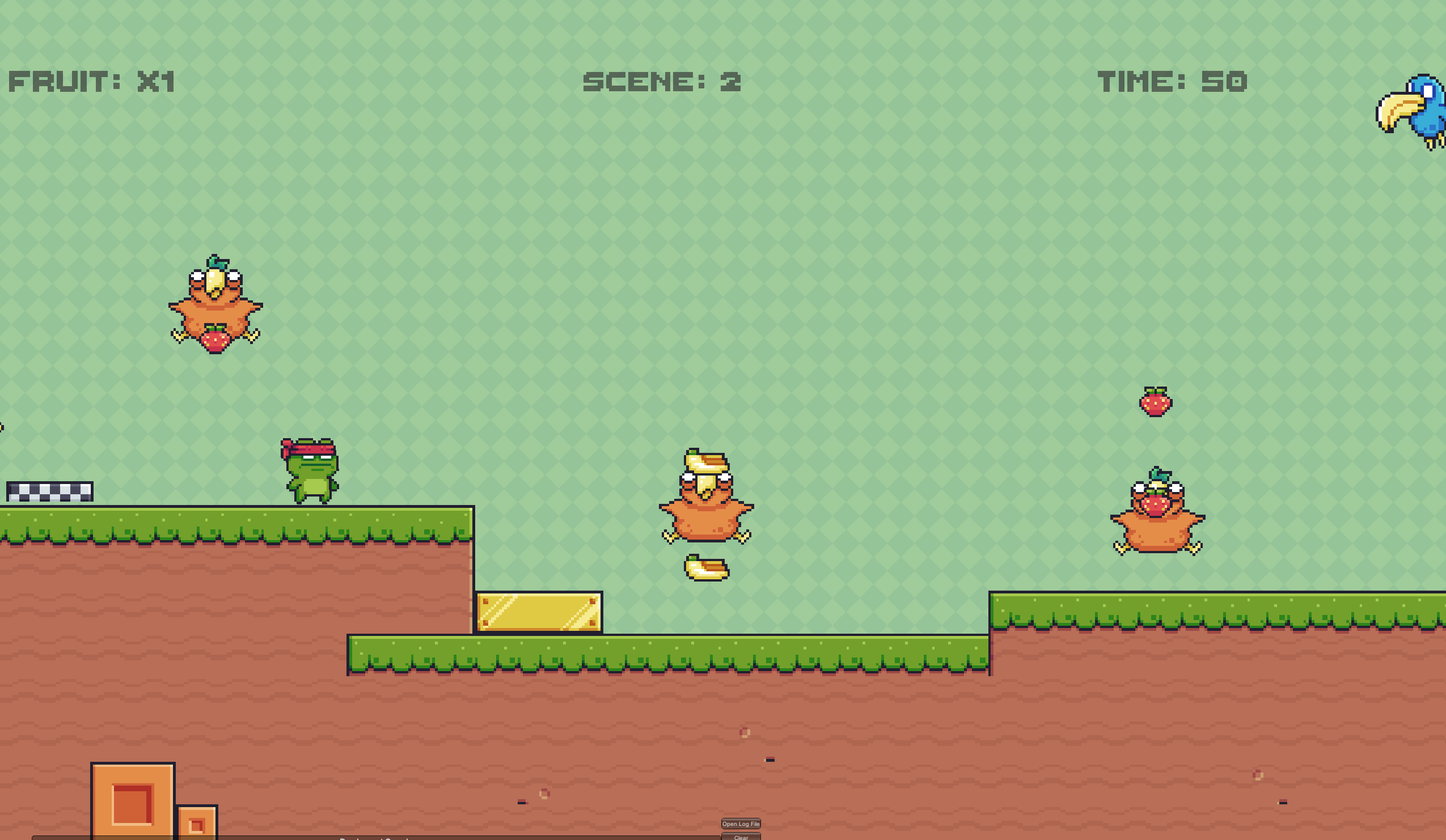 GitHub - leannef/Unity2DGame-Pixel-Adventure: A 2D game that is smilar ...