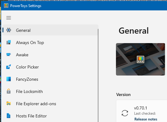Need "On-Off" Indicators in Main Menu List · Issue #26723 · microsoft ...