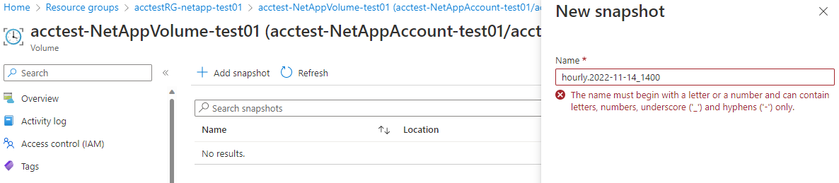 data lookup for creating volumes from snapshot data "azurerm_netapp ...