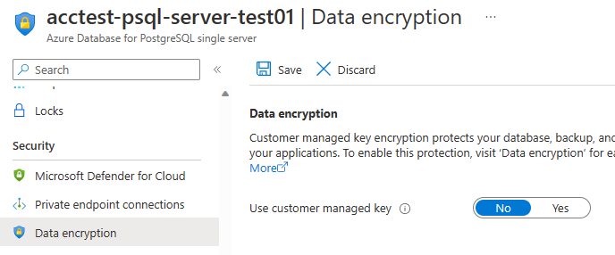 Support for [option in postgress single server-creation] Would you like to configure larger ...