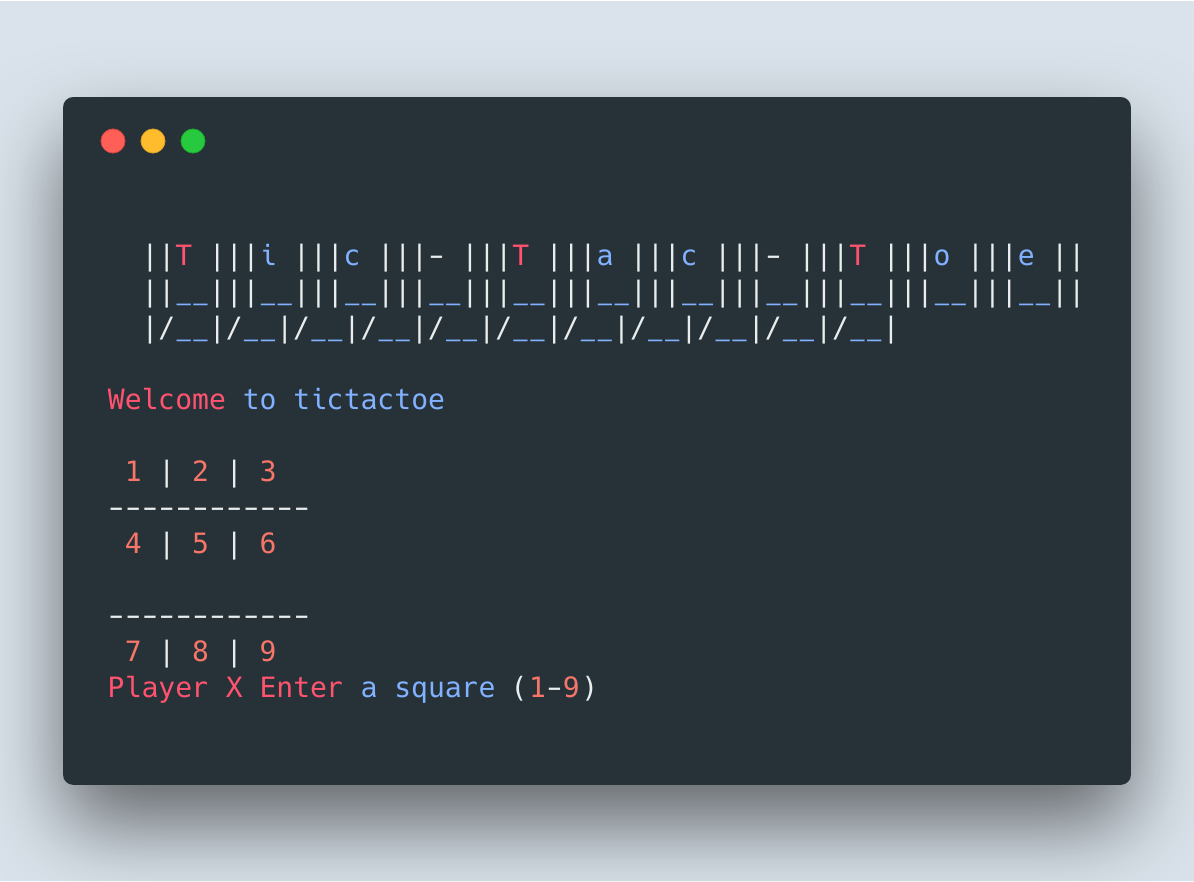GitHub - RomaneGreen/tic_tac_toe: A command line tic tac toe game ...