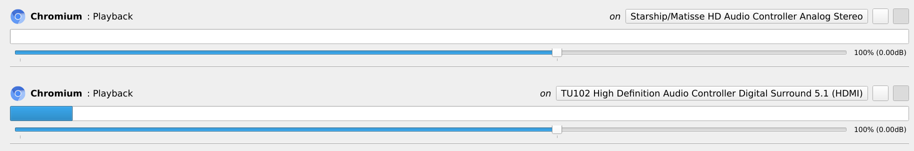 Application reports itself as "Chromium" and shares configuration with ...
