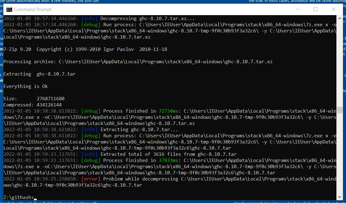 Stack crashes when stack root is set to a mounted network drive · Issue #5665 ...