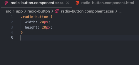 Create story for Radio Button but I have error on ComponentStory ...
