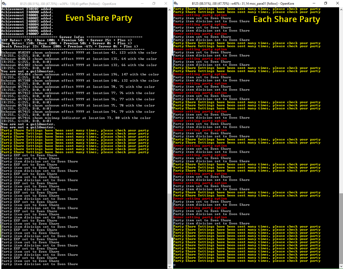 Party Setting (Spam) · Issue #1412 · OpenKore/openkore · GitHub
