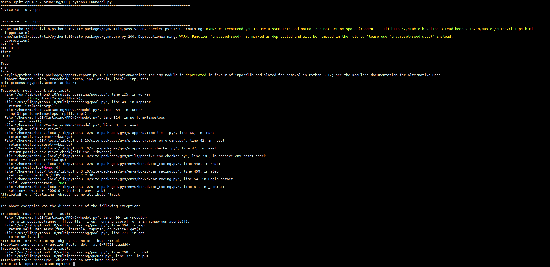 Carracing V1 And V2 Bug · Issue 95402 · Pythoncpython · Github