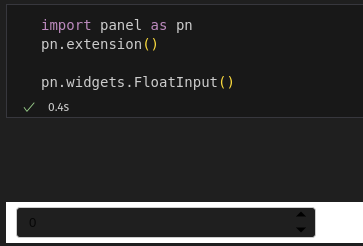 Widgets does not show up correctly in VS Code · Issue #4910 · holoviz/panel · GitHub