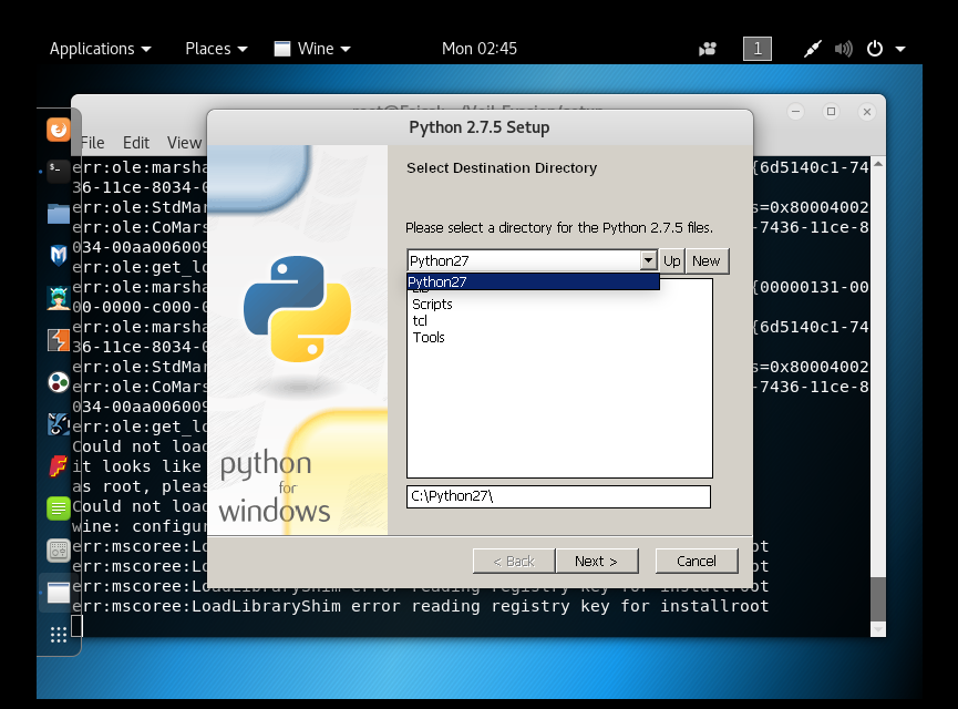 Failed to install dependencies... Exit code: 100 -- Veil Framework installation failed · Issue ...