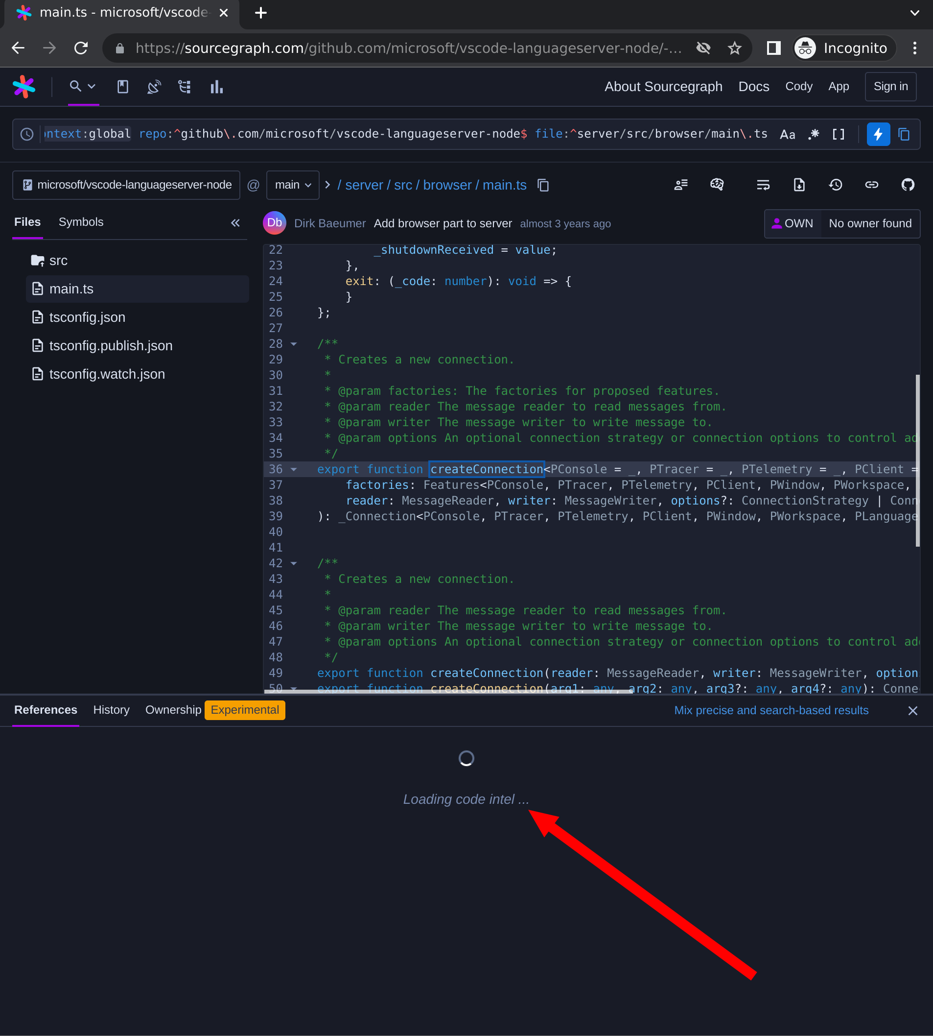 References Panel Useprecisecodeintelforposition Query Is Very Slow · Issue 51553 · Sourcegraph