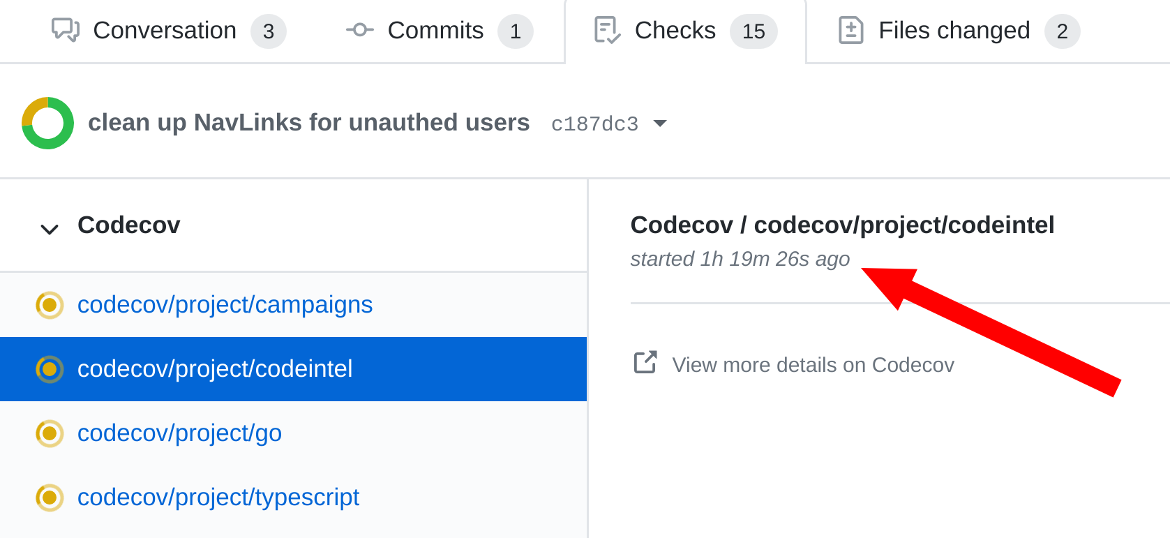 Codecov coverage checks taking a long time · Issue #13695 · sourcegraph/sourcegraph · GitHub