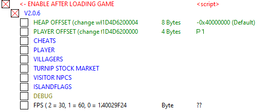 Error:heap already exists · Issue #9 · gqxastg/ACNH-Cheat-Tables · GitHub