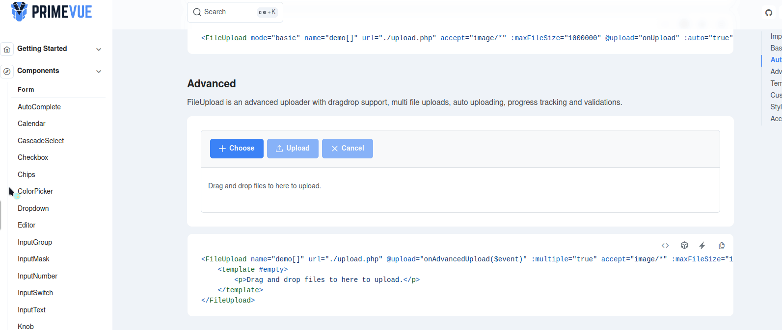 FileUpload: Class .p-fileupload-highlight is missing · Issue #4129 ...