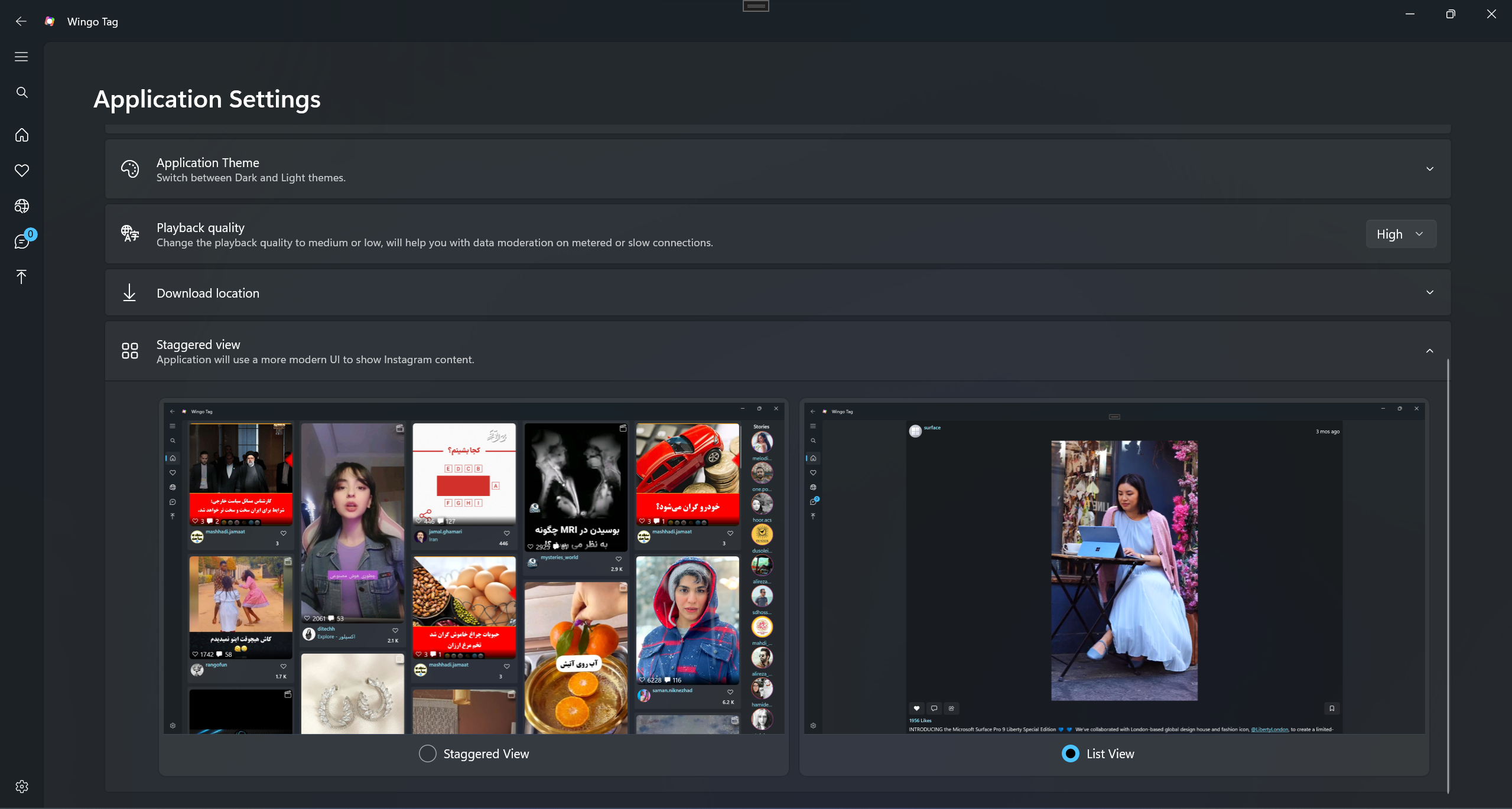 Staggered view · Issue #15 · NGame1/Winsta11 · GitHub