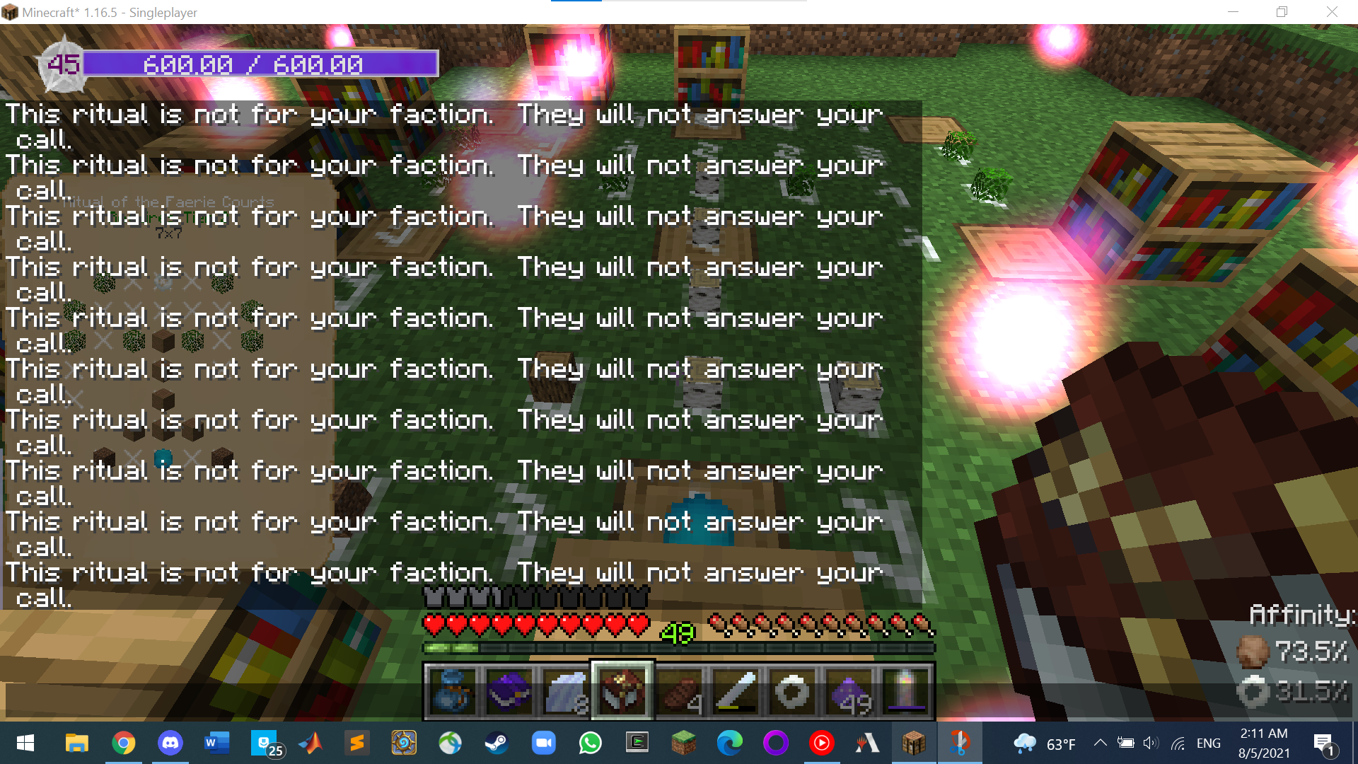 Faction Rituals Are not Working · Issue #321 · Mithion/Mana-And-Artifice · GitHub