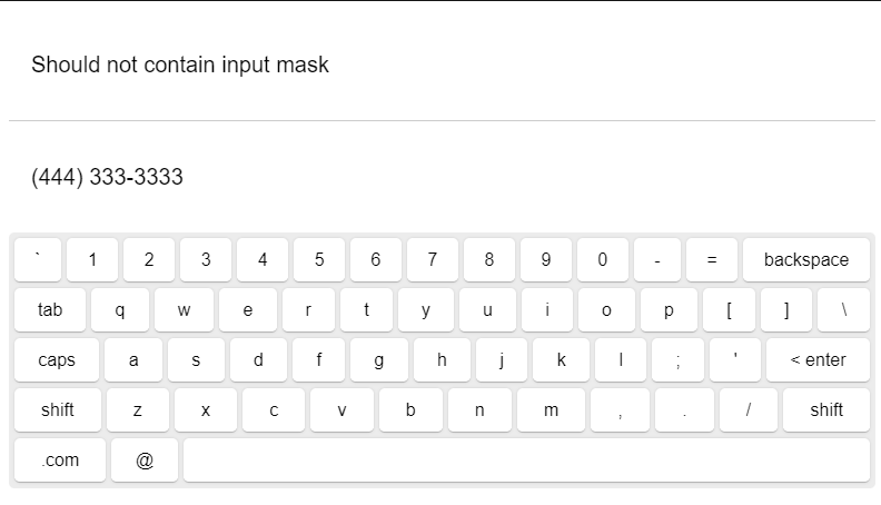 inputMask with multiple input fields · Issue #646 · hodgef/simple-keyboard · GitHub