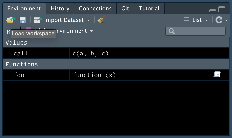 use better icons for save / load workspace · Issue #8819 · rstudio ...