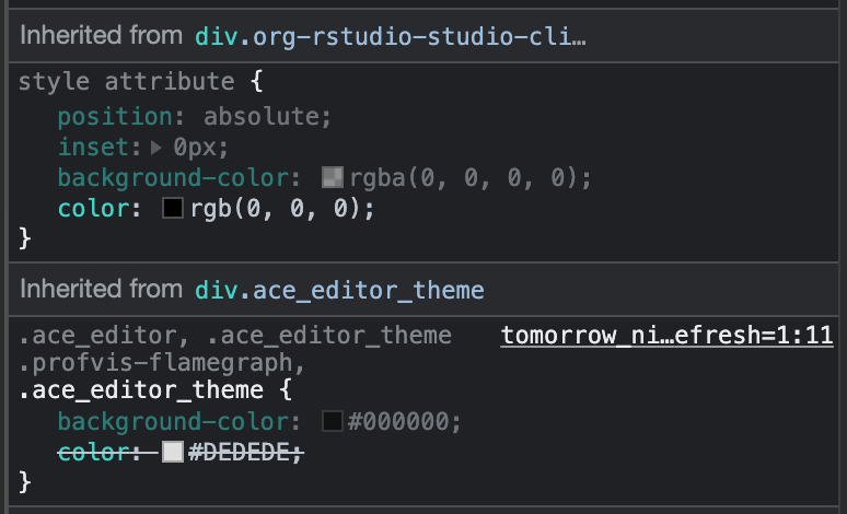 text in the Document Outline is not visible · Issue #10847 · rstudio ...
