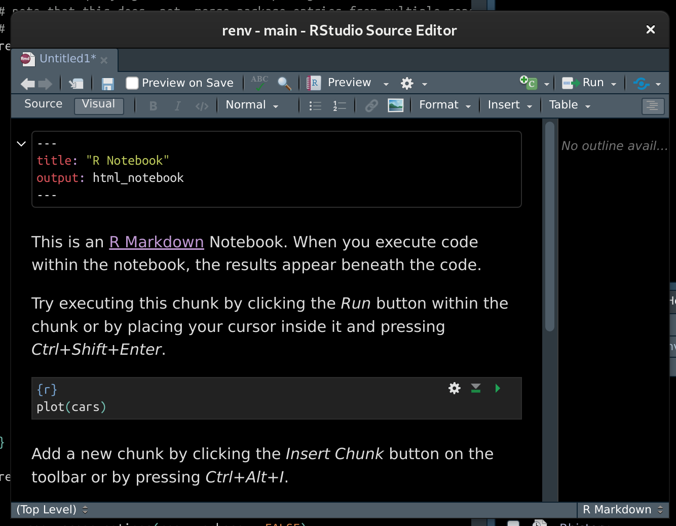 Secondary windows showing menubar (Electron) · Issue #10610 · rstudio ...